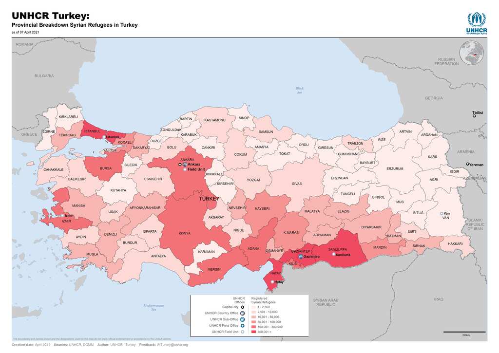 Document - UNHCR Turkey: Provincial Breakdown Syrian Refugees in Turkey ... Document - UNHCR Turkey: Provincial Breakdown Syrian Refugees in Turkey ...