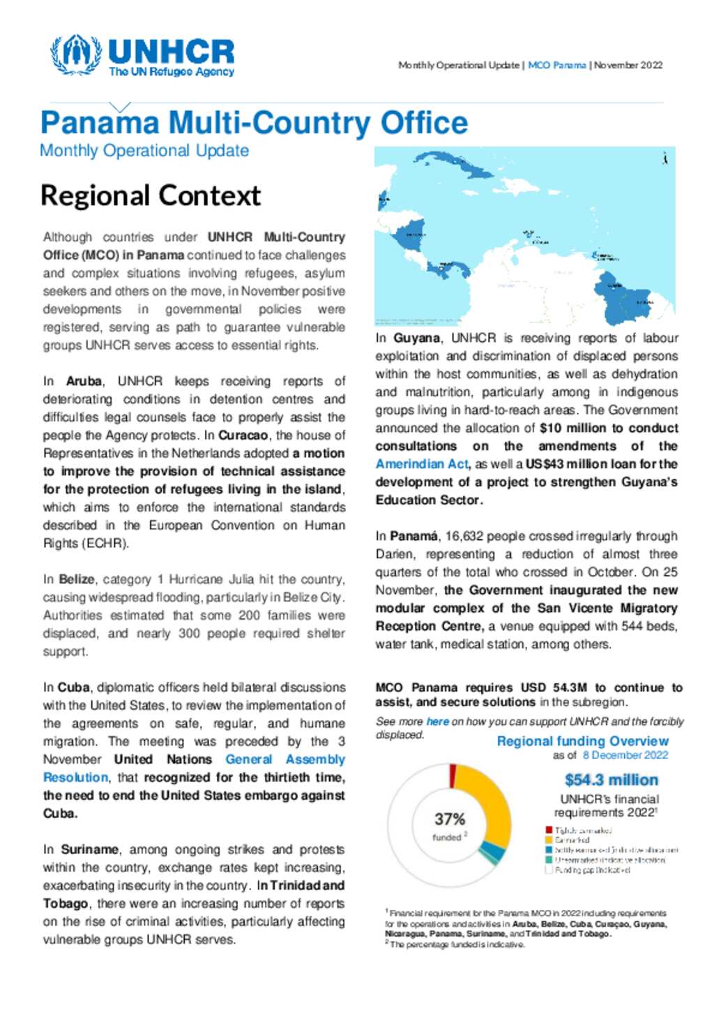 Document MCO Operational Update November 2022 Document MCO Operational Update November 2022