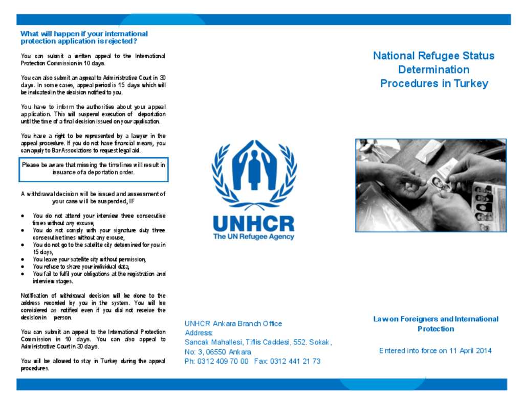 Document - UNHCR : National Refugee Status Determination Procedures in ...