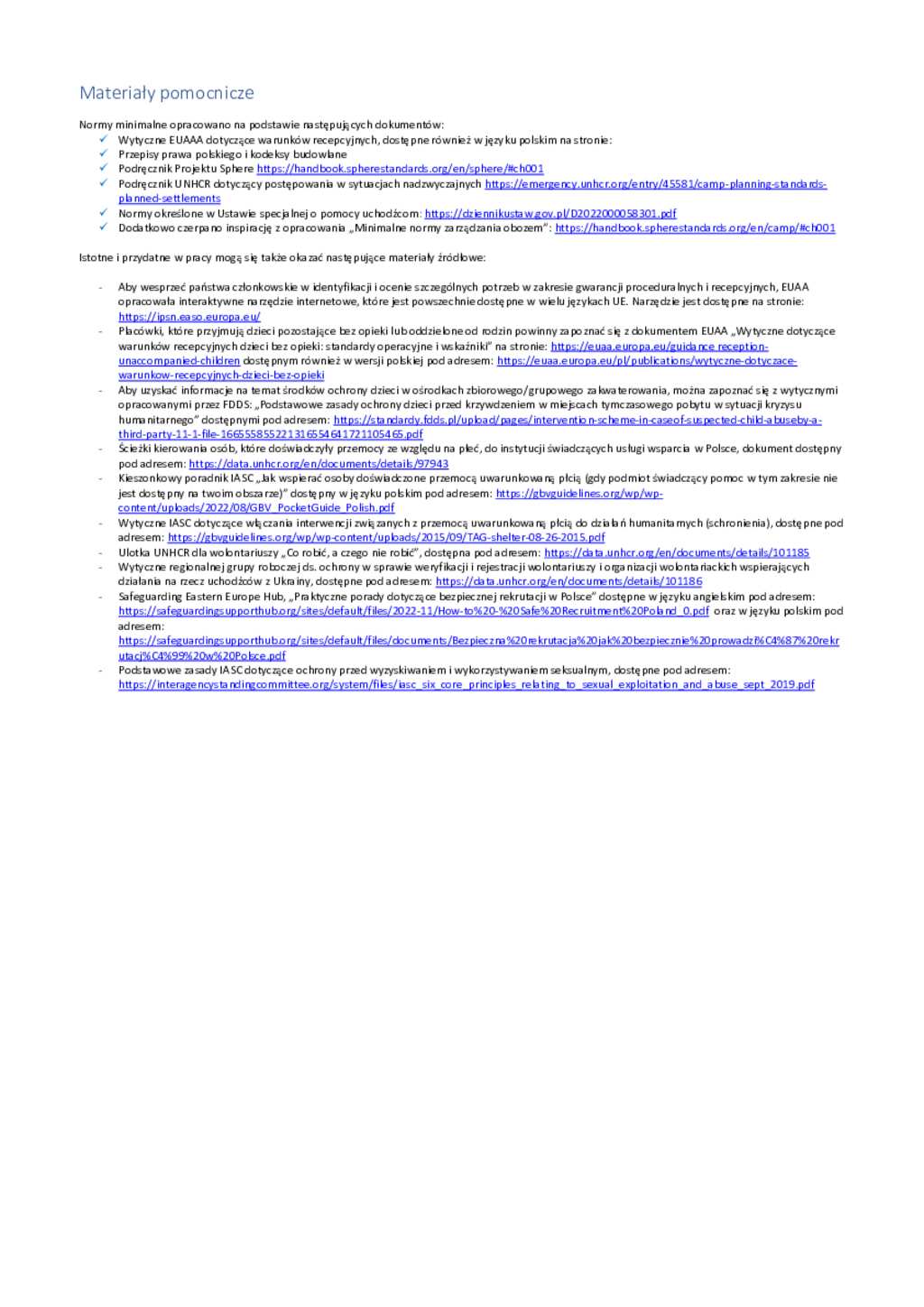 Document - Poland: Helpful Resources ENG and POL