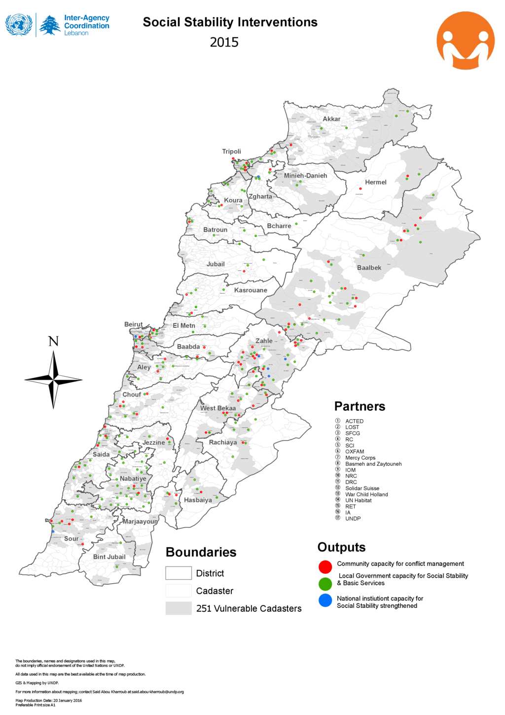 Document - LCRP - Social Stability Interventions - 2015
