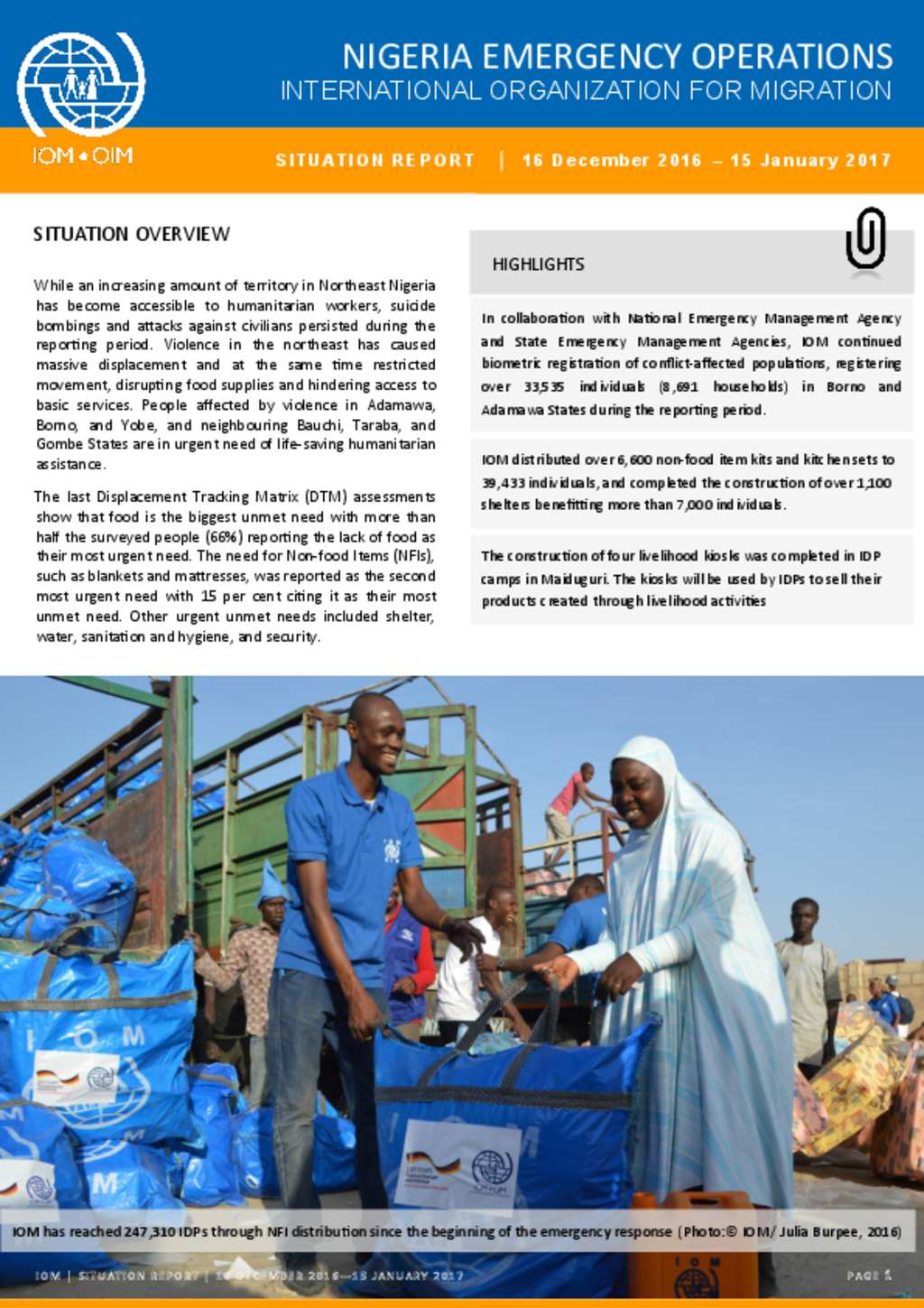 Document - Nigeria Emergency Operations - IOM Regional Response ...