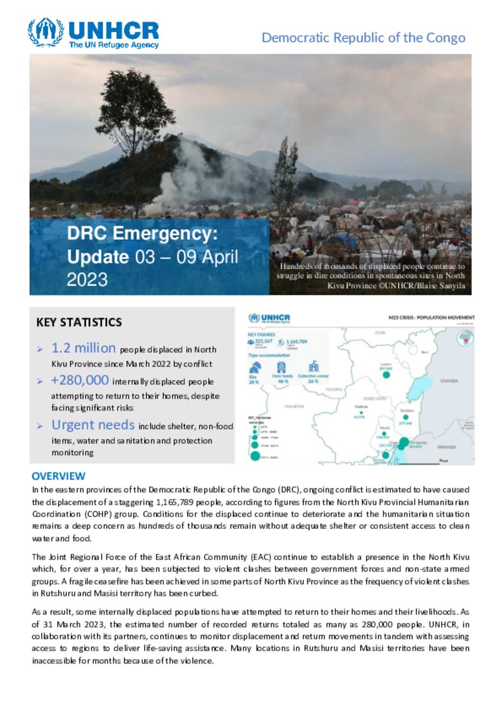 Document - DRC Emergency: Update 03 – 09 April 2023