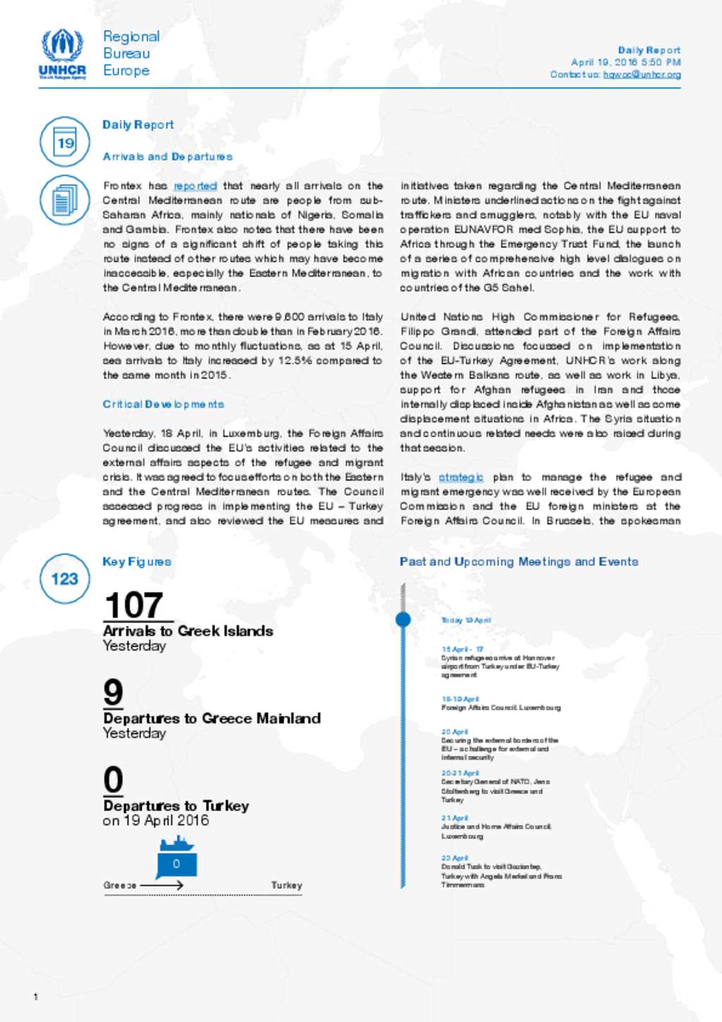 Document - Operations Cell Daily Report - 19 April