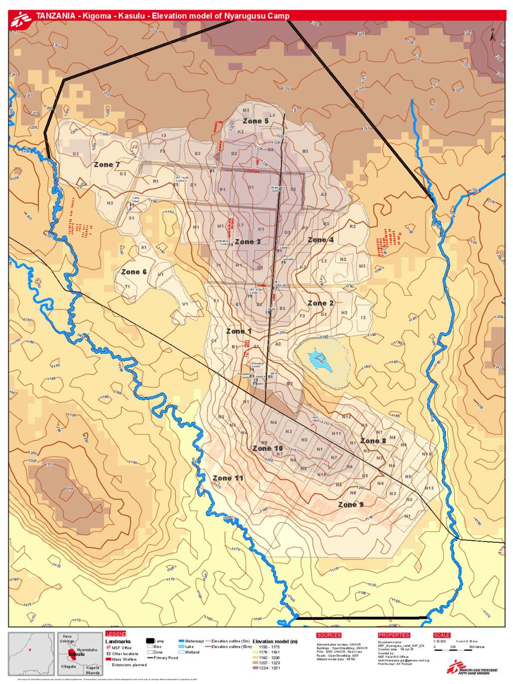 Document - MSF_Tanzania_Nyarugusucamp_Map_Elevation model_20150717