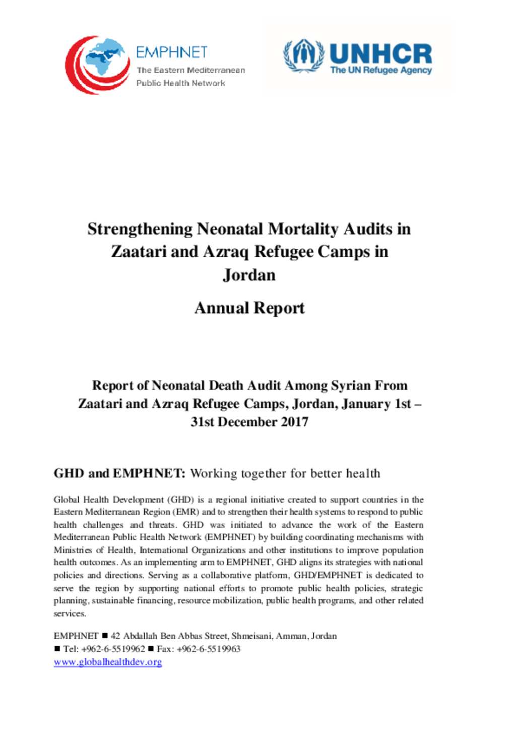 Document - Annual report on the NN death audit