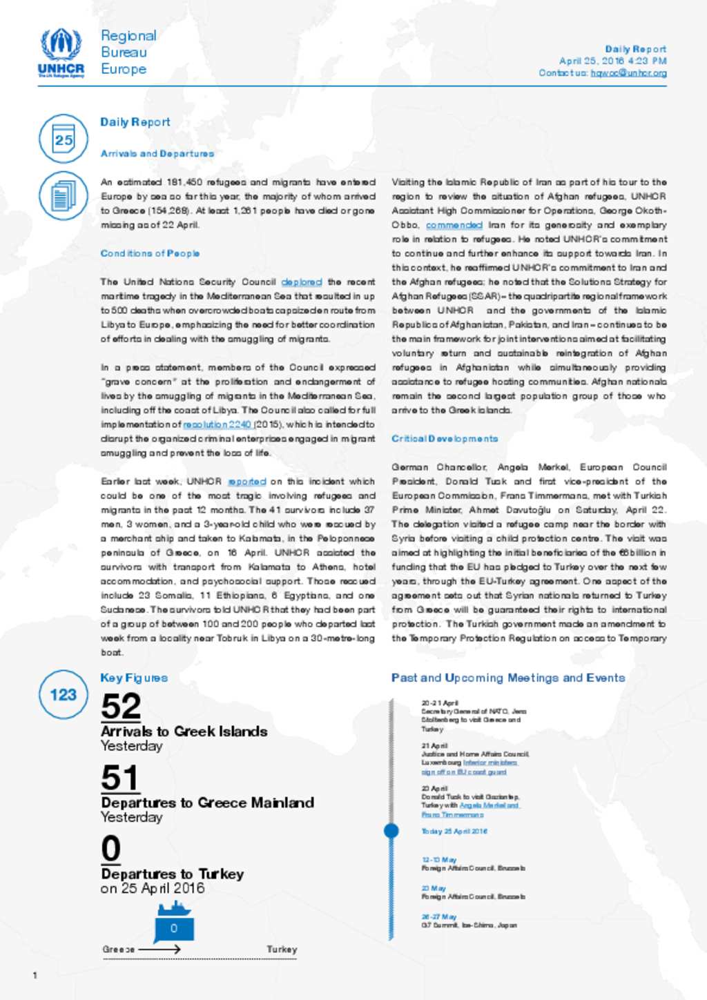 Document - Operations Cell Daily Report - 25 March