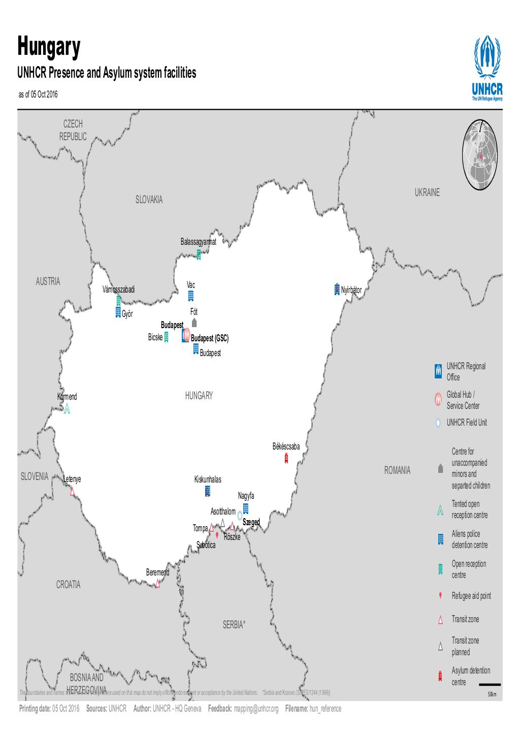 Document - Hungary - UNHCR presence an Asylum system facilities - 05 ...