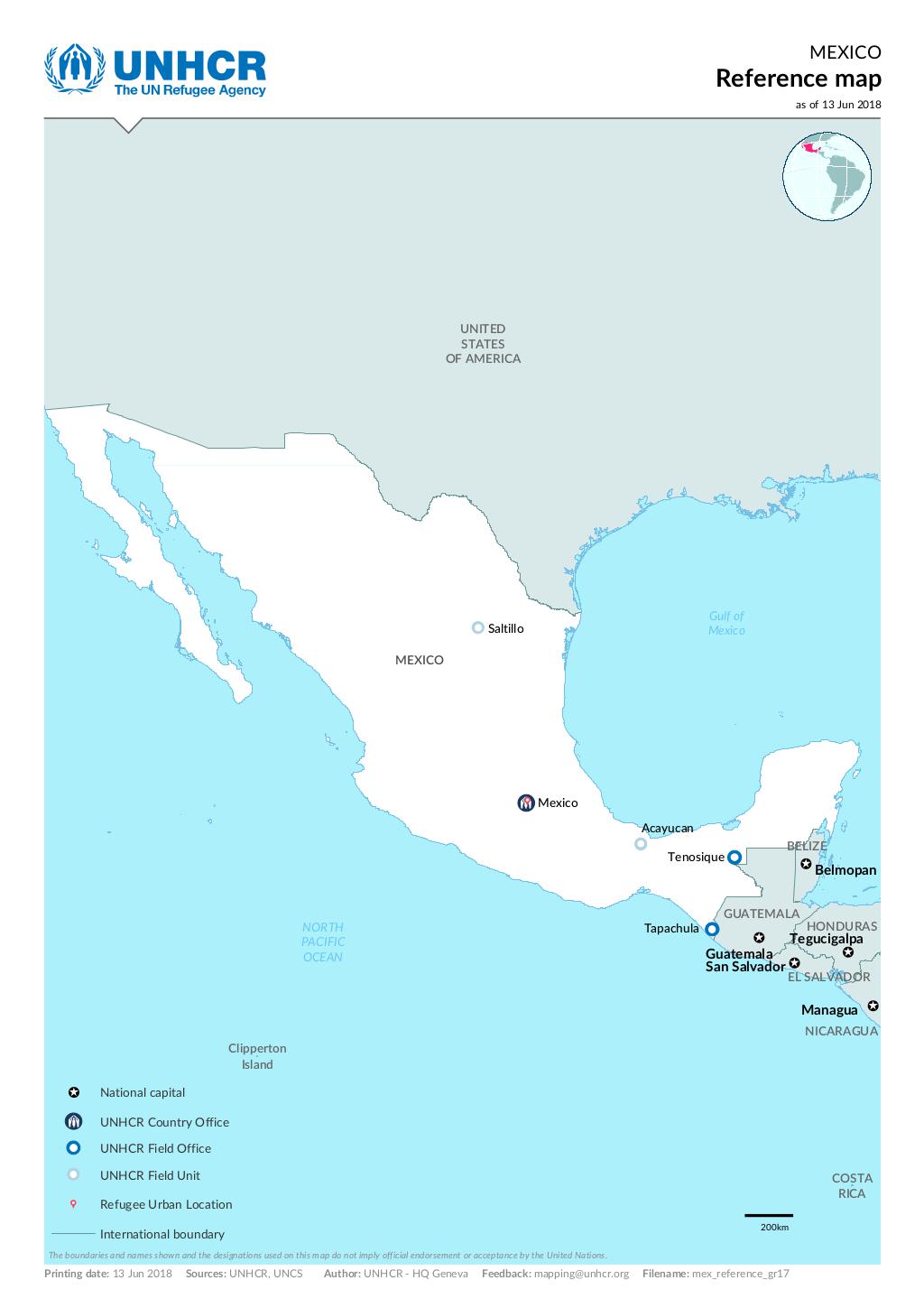 Document - Mexico - Reference map - 13 June 2018