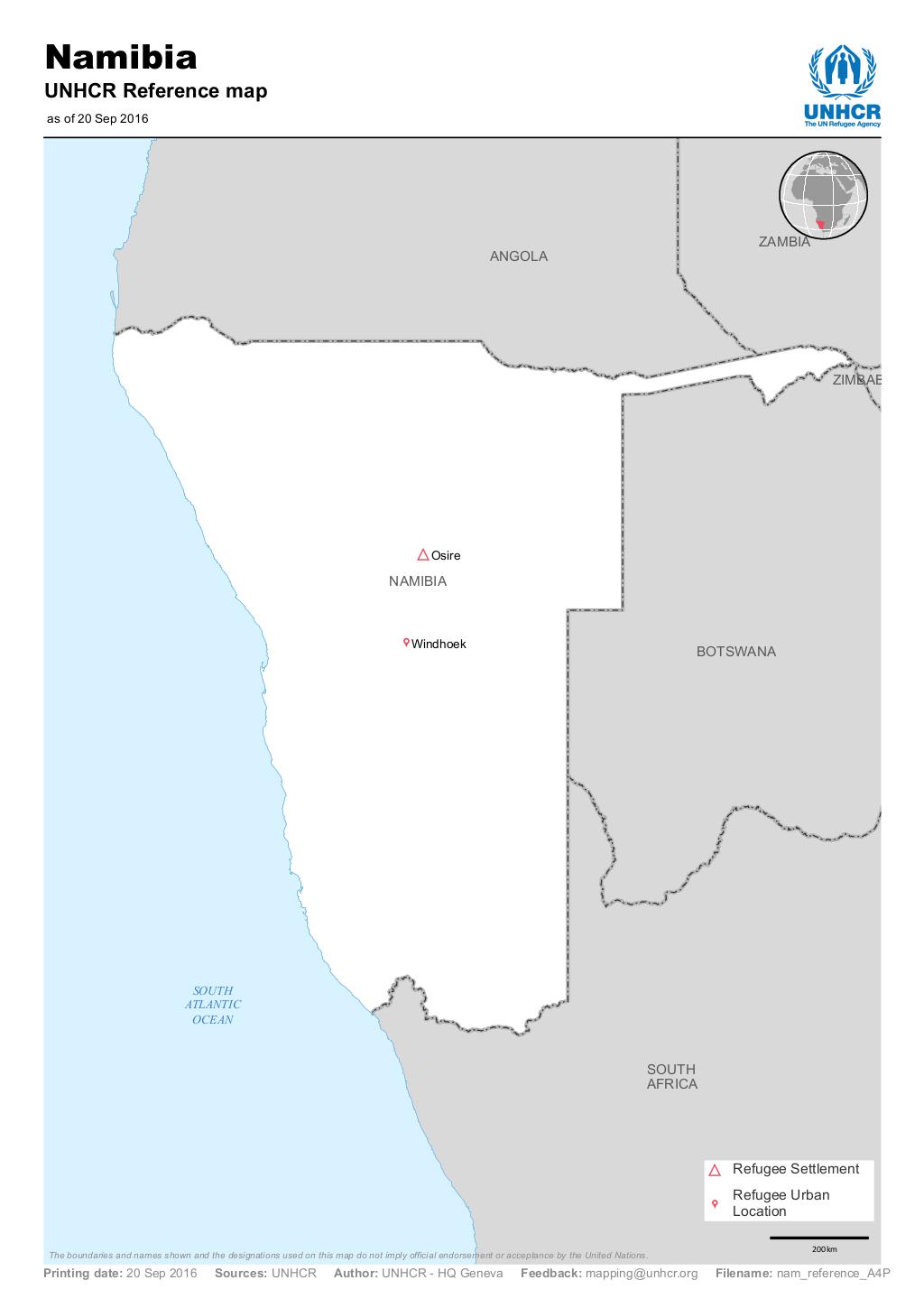 Document - Nambia - Reference map - 20 September 2016