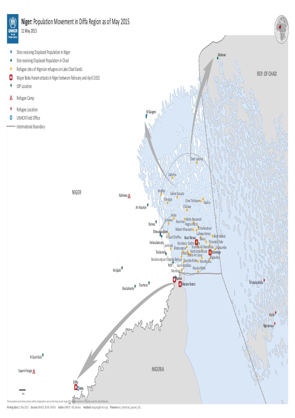 Document - Niger: Population Movement in Diffa Region as of May 2015 ...