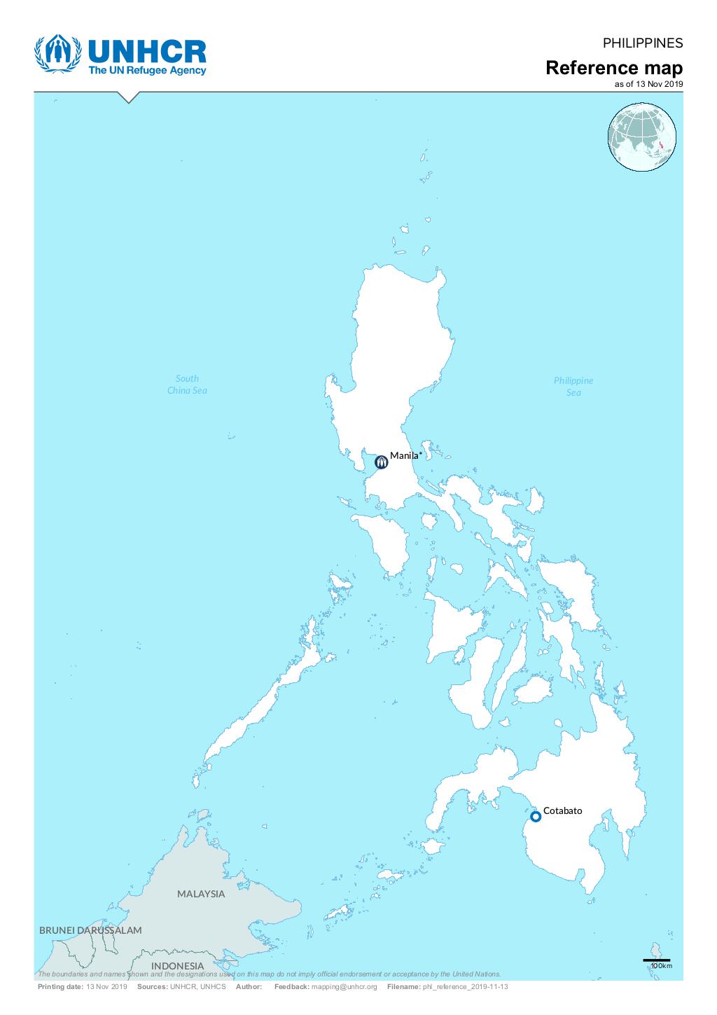 Philippines Climate Map