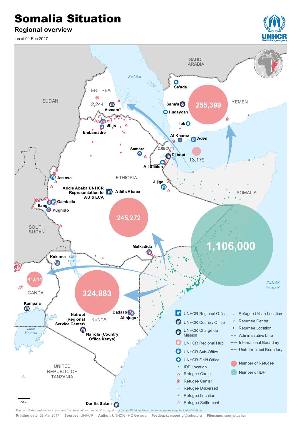 Document - Somalia Situation - Regional overview - as of 01 February 2017