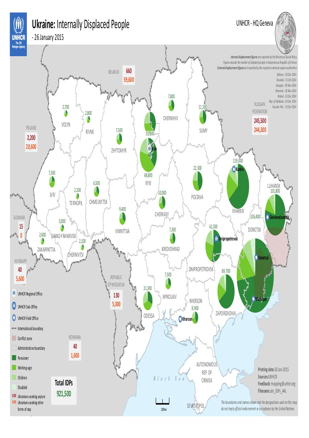 Document - Ukraine: Internally Displaced People - 26 January 2015
