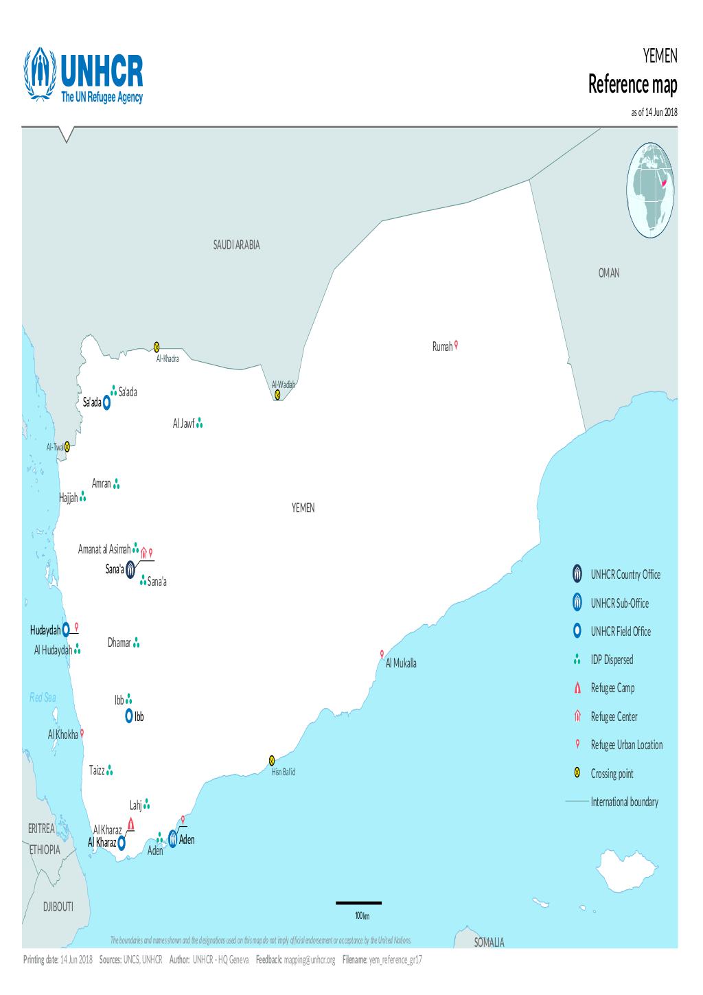 Document - Yemen - Reference map - 14 June 2018